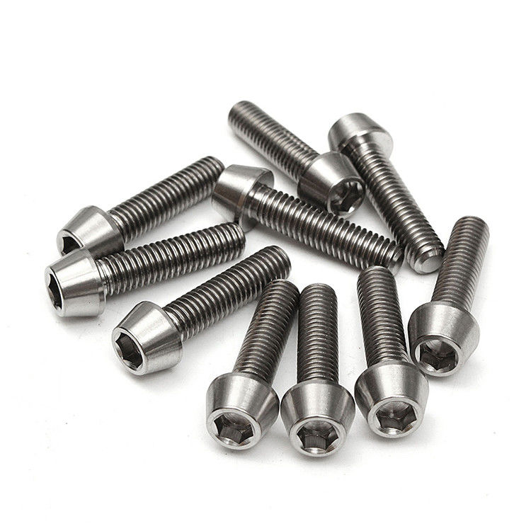 ISO Certified Custom Gr5 M3 M6 M8 Titanium Alloy Bolt Screw with ...