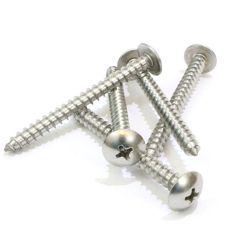Flat Head Self Tapping Thread or Machine Thread Stainless 304 Carbon ...
