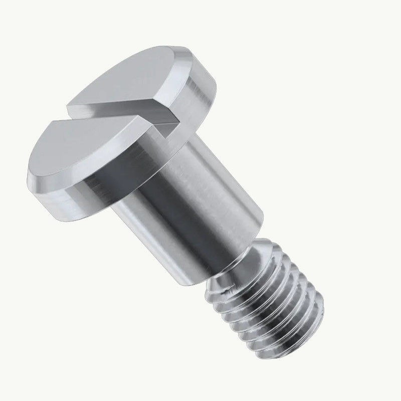 Metric M3 4mm x 6mm Stainless Steel Slotted Pan Head Step Shoulder ...