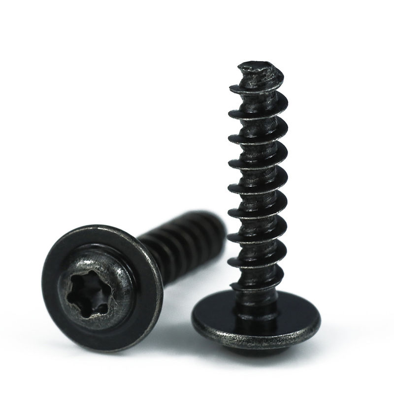 ISO9001 2015 Certified Black Zinc Plated M3 PT Screw for Plastic Parts ...
