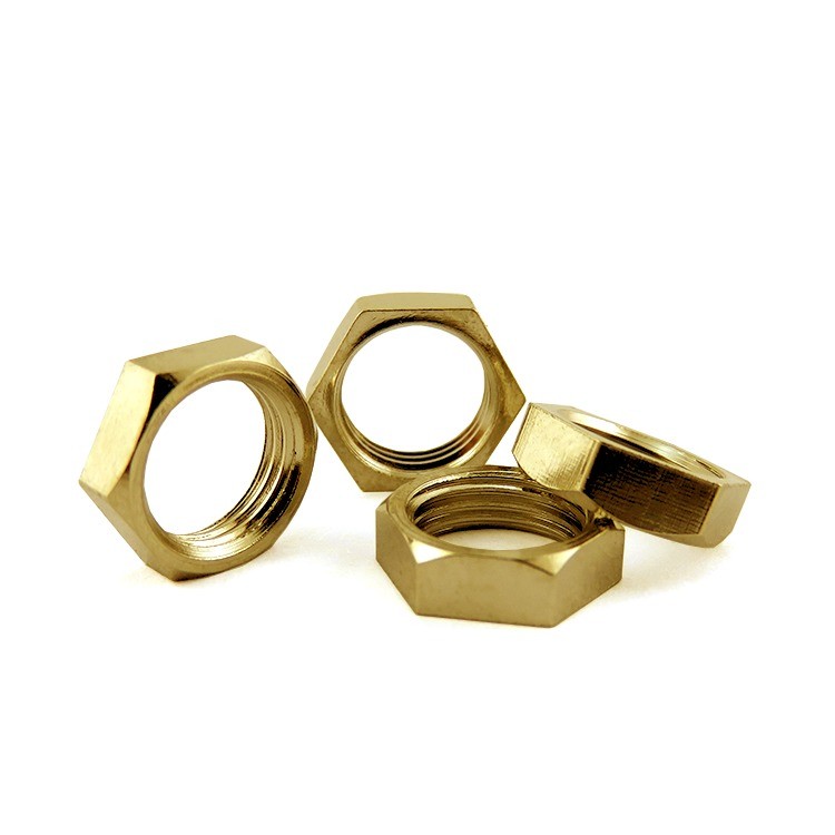 Nickel Plated Brass Lock Nut Flexible For Pipe Connecting Fittings