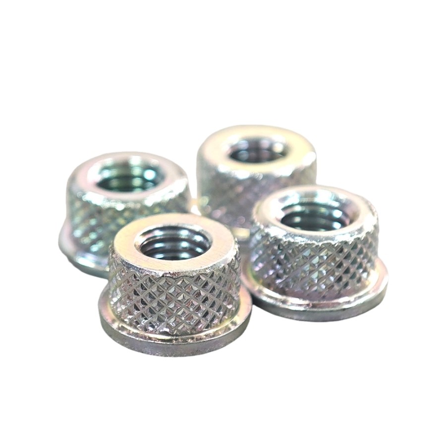 Food Beverage Industry DIN Standard White Zinc Flange Thumb Nut with ...