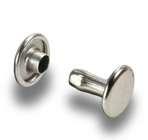 Rivets en cuir sur mesure pour vêtements Rivets à double extrémité avec ...