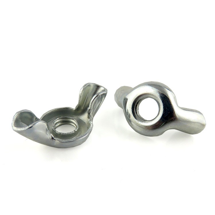 M6 Metal Zinc Plated Stamped Butterfly Wing Nut with DIN Standard and ...