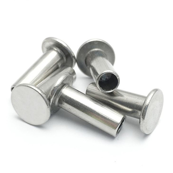 SUS 304 Stainless Steel Semi Tubular Rivets DIN7338 For Holster Application