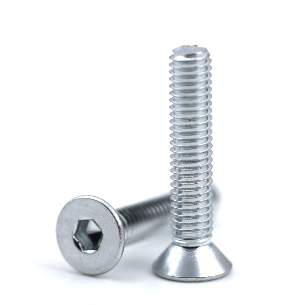 Metric Measurement System ZINC PLATED Hexagon Recessed Countersunk ...