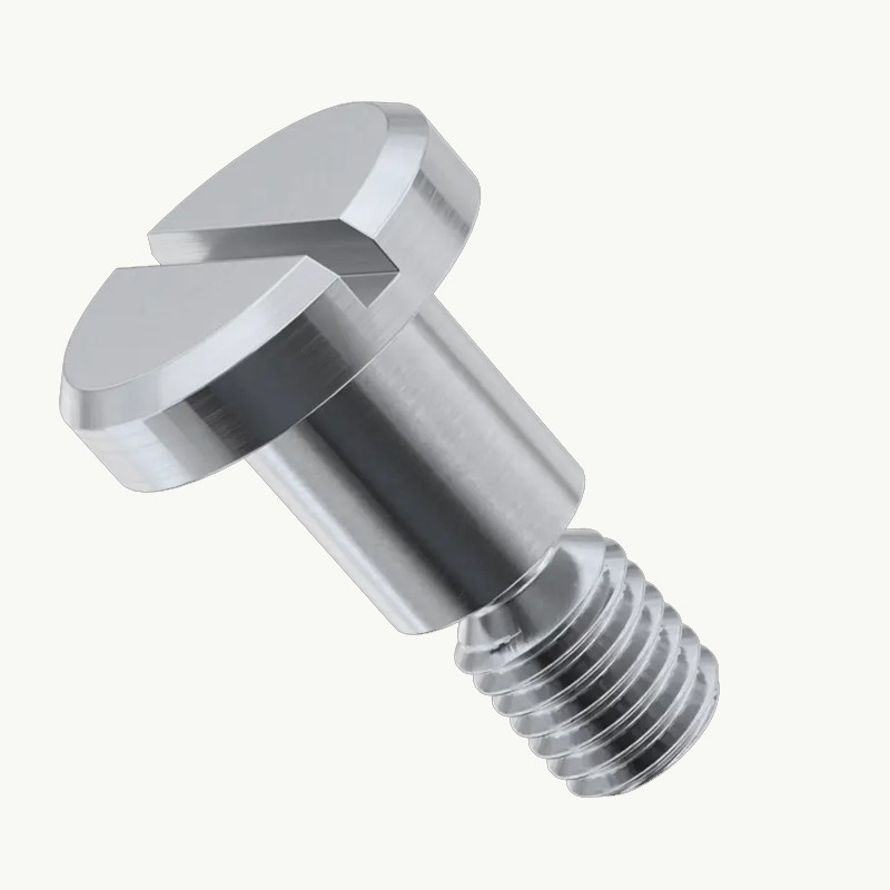 Metric M3 4mm x 6mm Stainless Steel Slotted Pan Head Step Shoulder ...